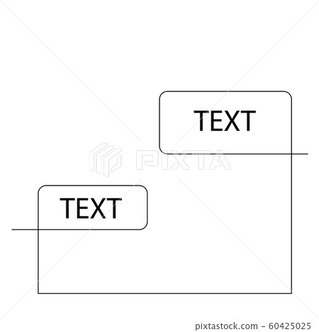 Continuous one line dialog box, chat with... - Stock Illustration ...