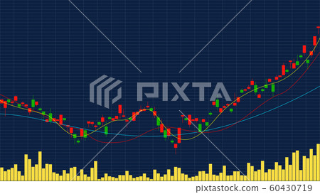 Financial product trading chart - Stock Illustration [60430719] - PIXTA