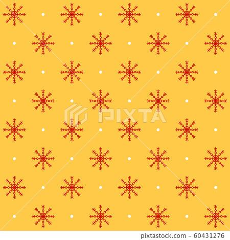 Dotted snowflake pattern - Stock Illustration [60431276] - PIXTA