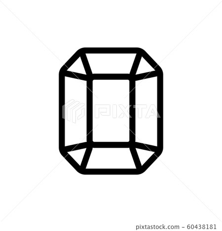 Topaz icon vector. Isolated contour symbol...-插圖素材 [60438181] - PIXTA圖庫