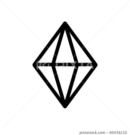 Amber icon vector. Isolated contour symbol... - Stock Illustration ...