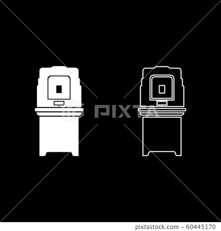 Electoral voting machine Electronic EVM Election - Stock Illustration ...