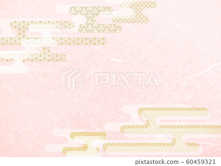 Cherry color japanese paper japanese pattern... - Stock Illustration ...