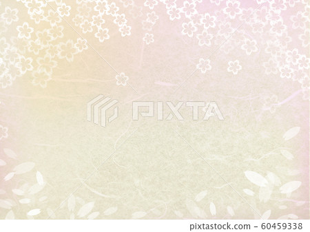 Cherry pattern Japanese paper texture... - Stock Illustration [60459338 ...