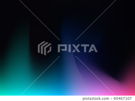Abstract blurred gradient mesh on black background - Stock Illustration ...