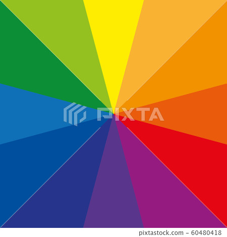 Color wheel or color circle with twelve colors - Stock Illustration ...