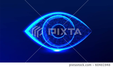 eye, Vision, health, optical, watch. abstract low - Stock Illustration ...
