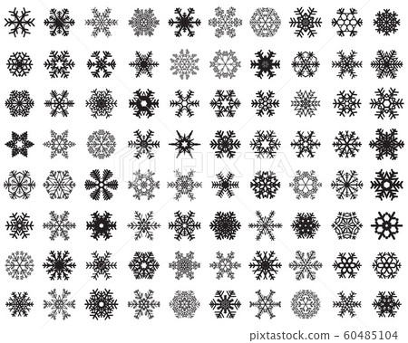 silhouette, snow, symbol - Stock Illustration [60485104] - PIXTA