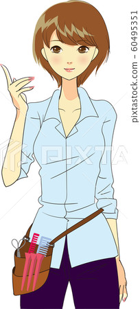 vector, vectors, beautician - Stock Illustration [60495351] - PIXTA