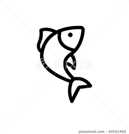 tuna fillet icon vector. Isolated contour... - Stock Illustration ...