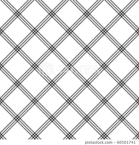 Black white color plaid seamless pattern-插圖素材 [60501741] - PIXTA圖庫