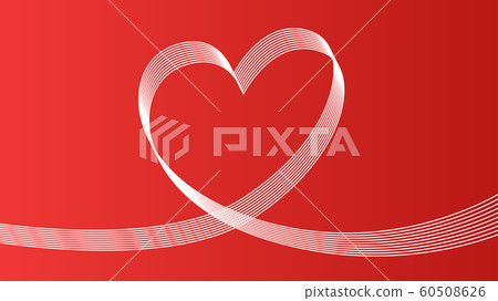 Heart wave vector icon background - Stock Illustration [60508626] - PIXTA