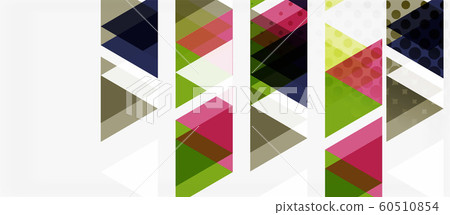 Vector triangle geometric abstract composition... - Stock Illustration ...