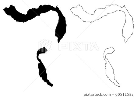 Qena Governorate map vector.... - Stock Illustration [60511582] - PIXTA