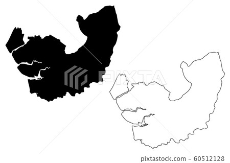 Delta State map vector.... - Stock Illustration [60512128] - PIXTA