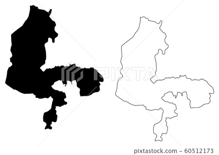 Kebbi State map vector.... - Stock Illustration [60512173] - PIXTA