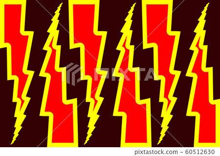Lightning bolt - abstract geometric vector pattern - Stock Illustration ...