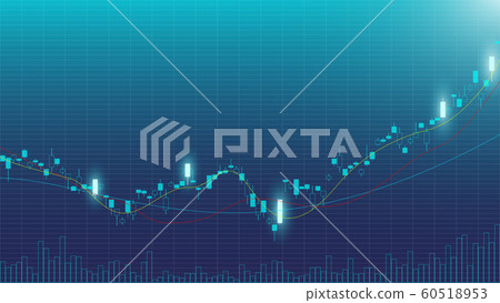 Financial product trading chart - Stock Illustration [60518953] - PIXTA