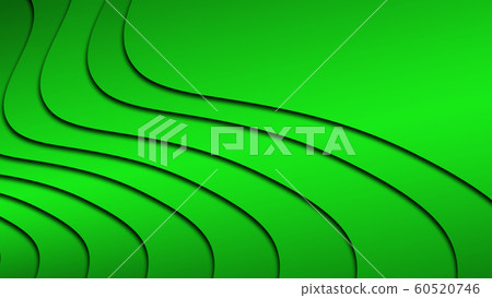 Green geometric wave pattern - Stock Illustration [60520746] - PIXTA