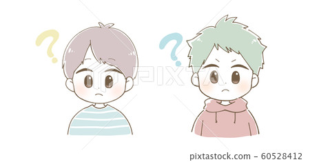 Two boys Hatena - Stock Illustration [60528412] - PIXTA