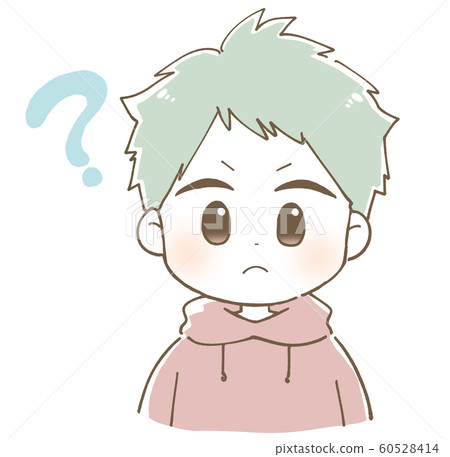 Boy, hatena, illustration - Stock Illustration [60528414] - PIXTA
