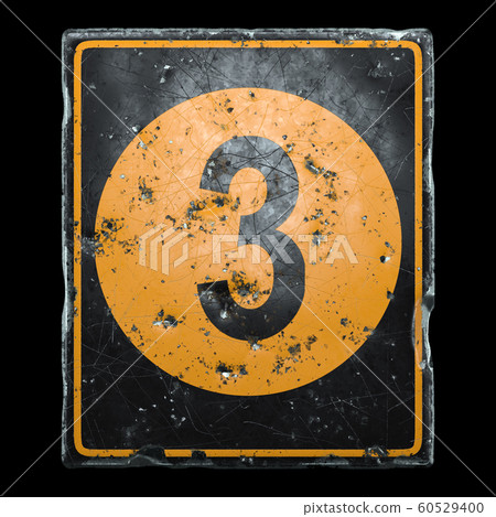 Public road sign orange and black color with a... - Stock Illustration ...