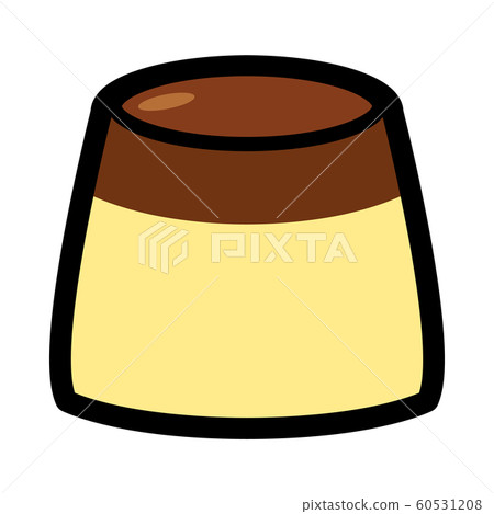 Simple pudding illustration - Stock Illustration [60531208] - PIXTA
