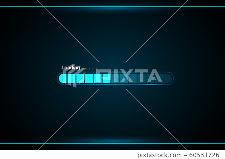 loading abstract technology interface hud... - Stock Illustration ...