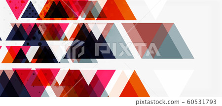 Vector triangle geometric abstract composition... - Stock Illustration ...