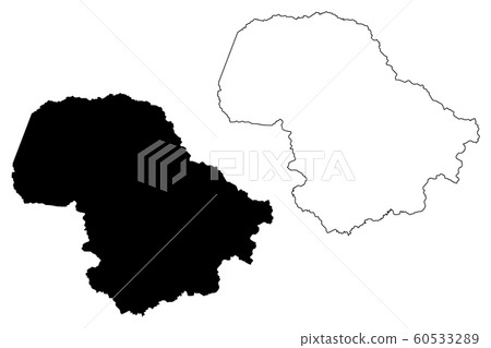 Dak Lak Province map vector....-插圖素材 [60533289] - PIXTA圖庫