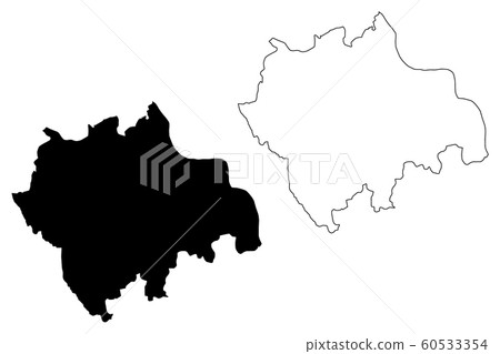 Ha Nam Province map vector.... - Stock Illustration [60533354] - PIXTA
