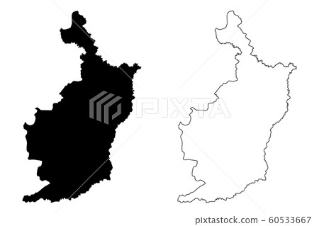 Buriram Province map vector.... - Stock Illustration [60533667] - PIXTA