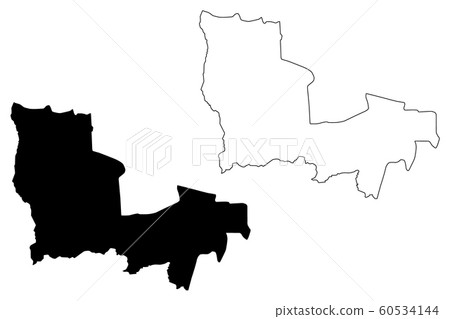 Lualaba Province map vector.... - Stock Illustration [60534144] - PIXTA