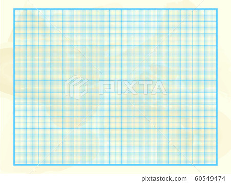 Antique graph paper - Stock Illustration [60549474] - PIXTA