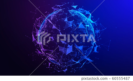 Global network connection. Concept background... - Stock Illustration ...