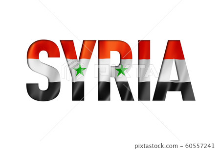 syrian flag text font - Stock Illustration [60557241] - PIXTA