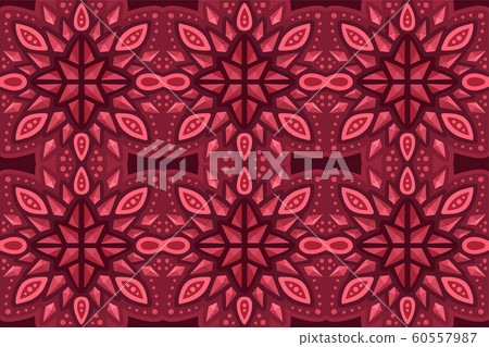 Art with abstract seamless pattern with rubies - Stock Illustration ...