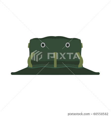 Adventure hat vector icon cartoon travel. Safari - Stock Illustration ...