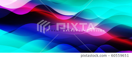 Trendy simple fluid color gradient abstract... - Stock Illustration [60559651] - PIXTA