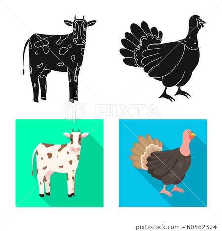 Isolated object of breeding and kitchen symbol.... - Stock Illustration ...
