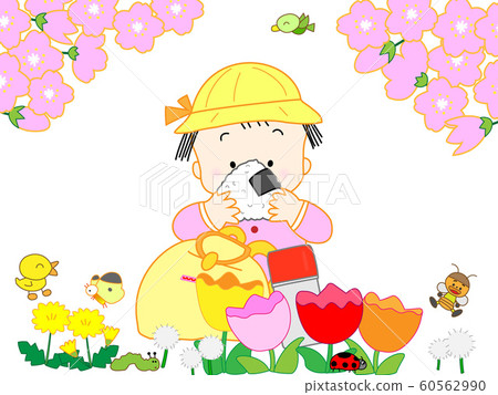 Spring excursion - Stock Illustration [60562990] - PIXTA