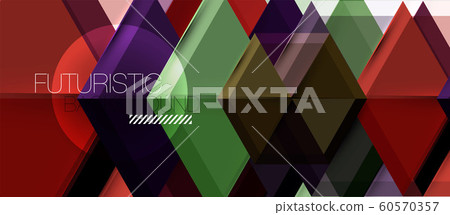 Geometric triangle and hexagon abstract... - Stock Illustration ...