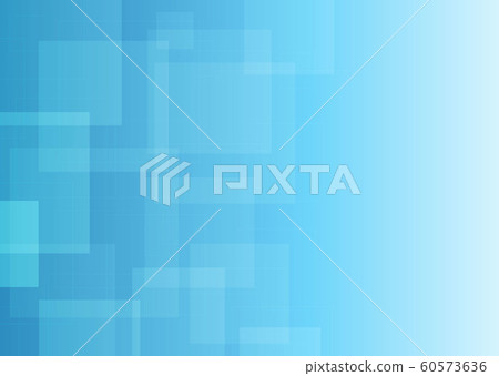 Square geometric shape modern abstract design cyan - Stock Illustration ...