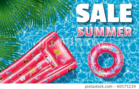 Pink mattress banner - Stock Illustration [60575239] - PIXTA