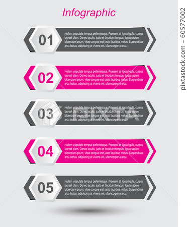 Info-graphic design template. - Stock Illustration [60577002] - PIXTA