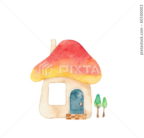 Colorful cute house - Stock Illustration [60580003] - PIXTA