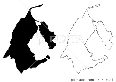 Zulia State map vector.... - Stock Illustration [60595081] - PIXTA