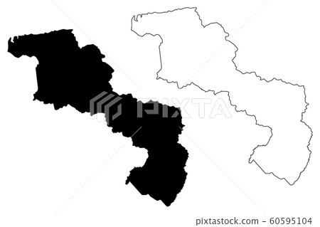 Aragua State map vector.... - Stock Illustration [60595104] - PIXTA