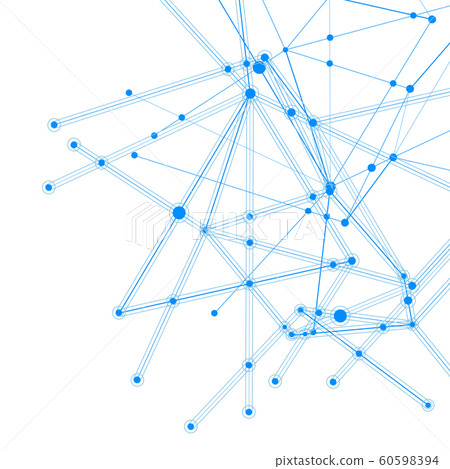 Vector illustration design and connecting dots... - Stock Illustration ...