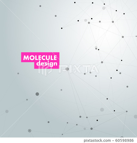 Dna molecule design layout. Abstract nano... - Stock Illustration ...